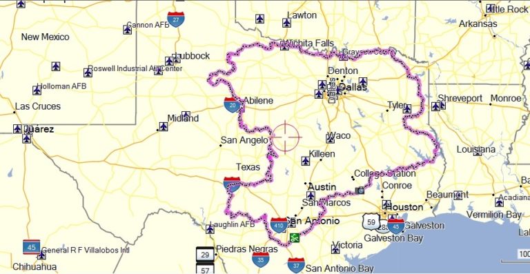 Lone Star Loop Master Map